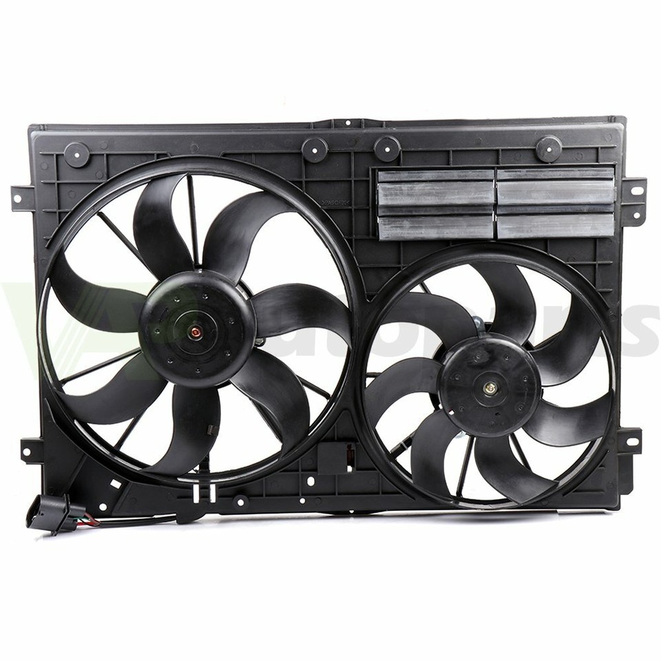 Radiator AC Condenser Cooling Fan For 2006-2014 Volkswagen GTI 2005 ...