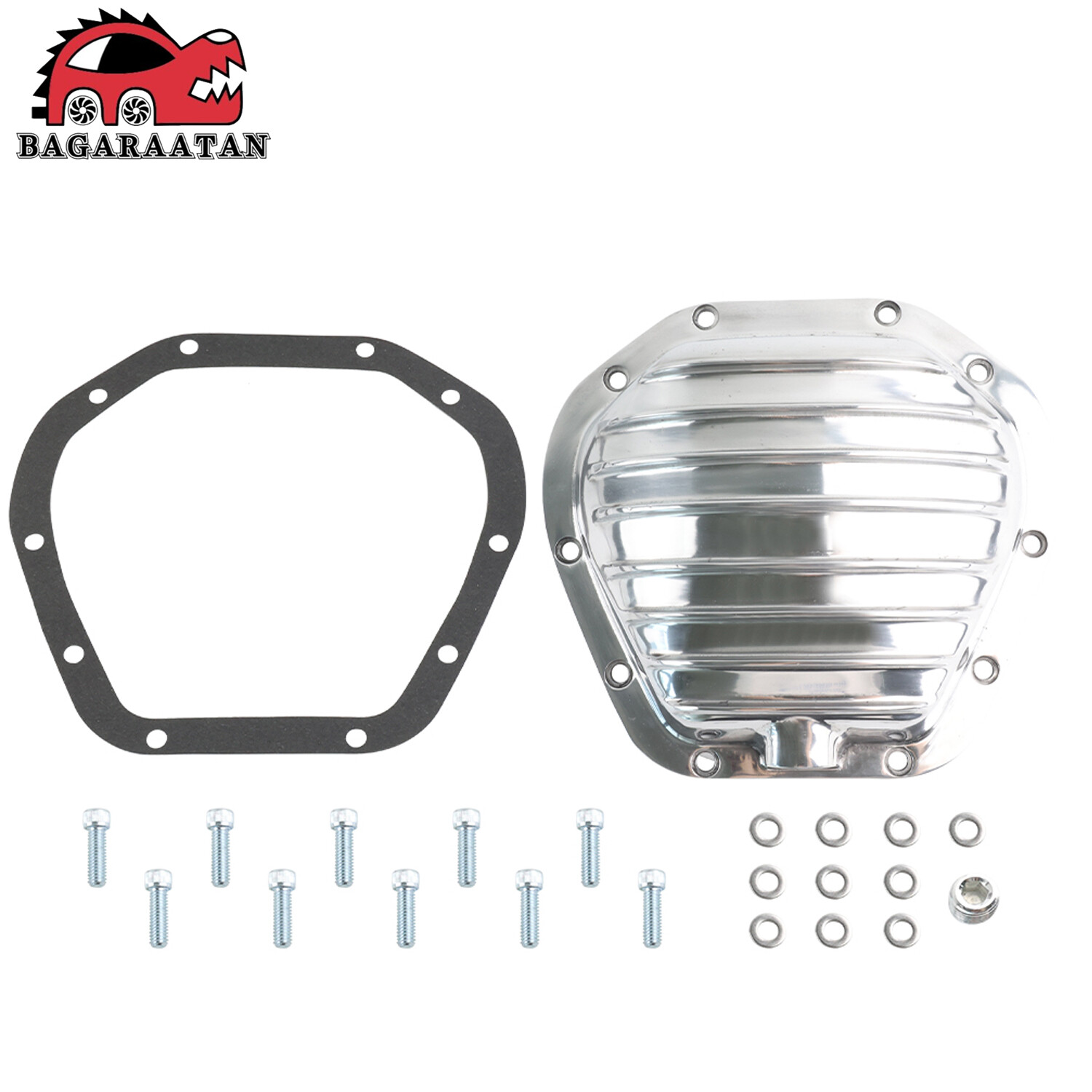 POLISHED Rear Differential Cover w/Gasket & Drain Plug For Dana 60 10 ...