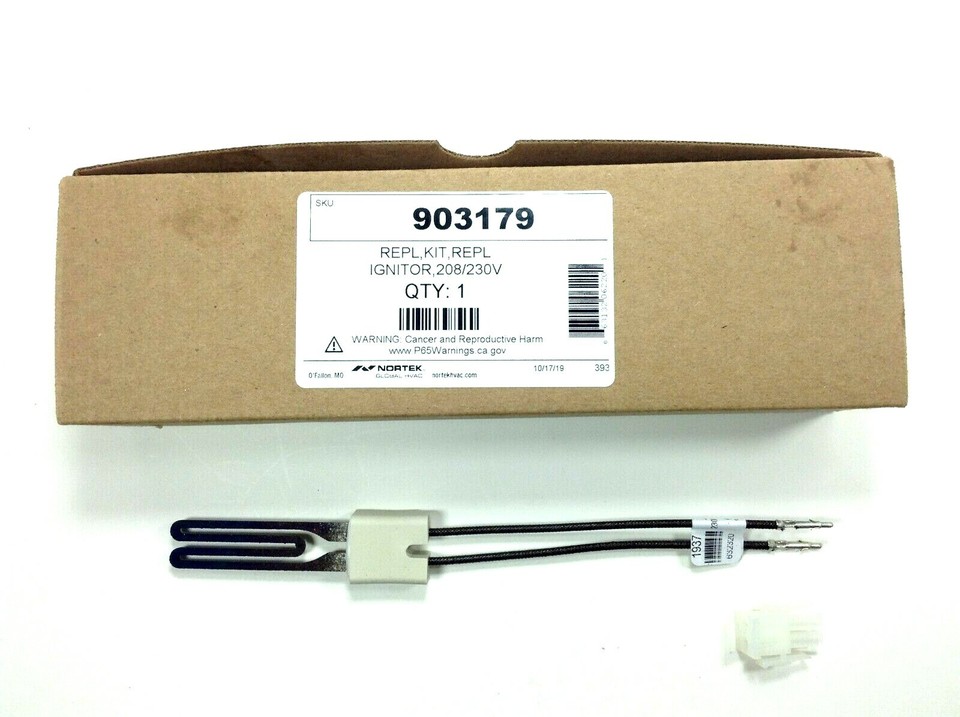 903179 Nordyne 208/230V Furnace Ignitor FACTORY OEM PART Replace 632 ...