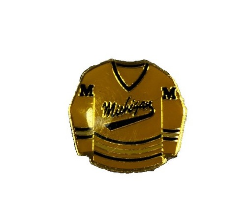 University Of Michigan Hockey Pin Back Lapel Hat Vest Shirt Stick Pin ...