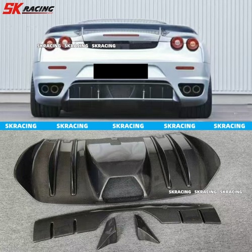 Real Carbon Fiber Rear Bumper Diffuser Lip Bodykit For Ferrari F430 ...