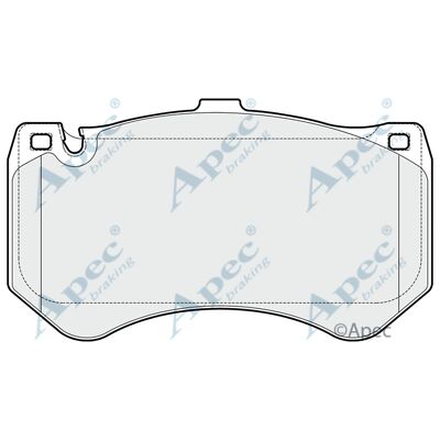 Brake Pads Set Front PAD1820 Apec 0004203402 0004205800 0004206800 ...