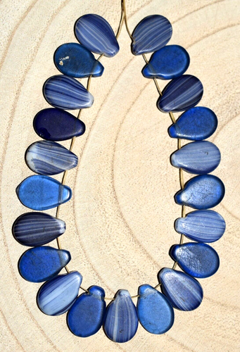 Antique Czech Molded Bohemian Tabular Tear Drop African Trade Wedding ...