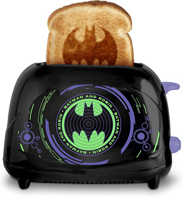 Batman 2 Slice Toaster, Toasts a Batman Image on the Bread! | eBay UK