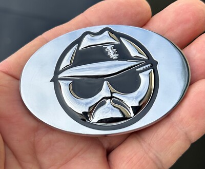 LOWRIDER LOGO EMBLEM Chrome Metal Car Badge | Black | Adhesive | Custom ...