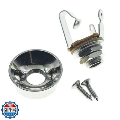 Dopro Nickel Electric Guitar Jackplate American Thread Brass ...