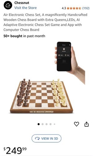 Chessnut Air + Chess Computer: Electronic Chess Set - 2024 | eBay