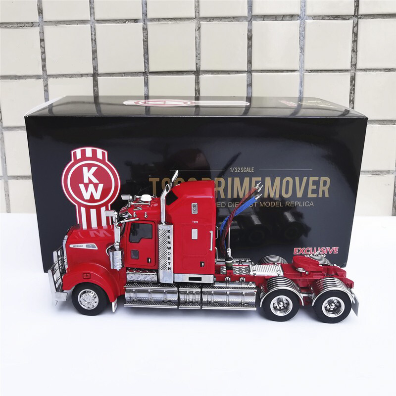 for EXCLUSIVE FOR Kenworth T909 red 1/32 Truck Pre-built Model | eBay