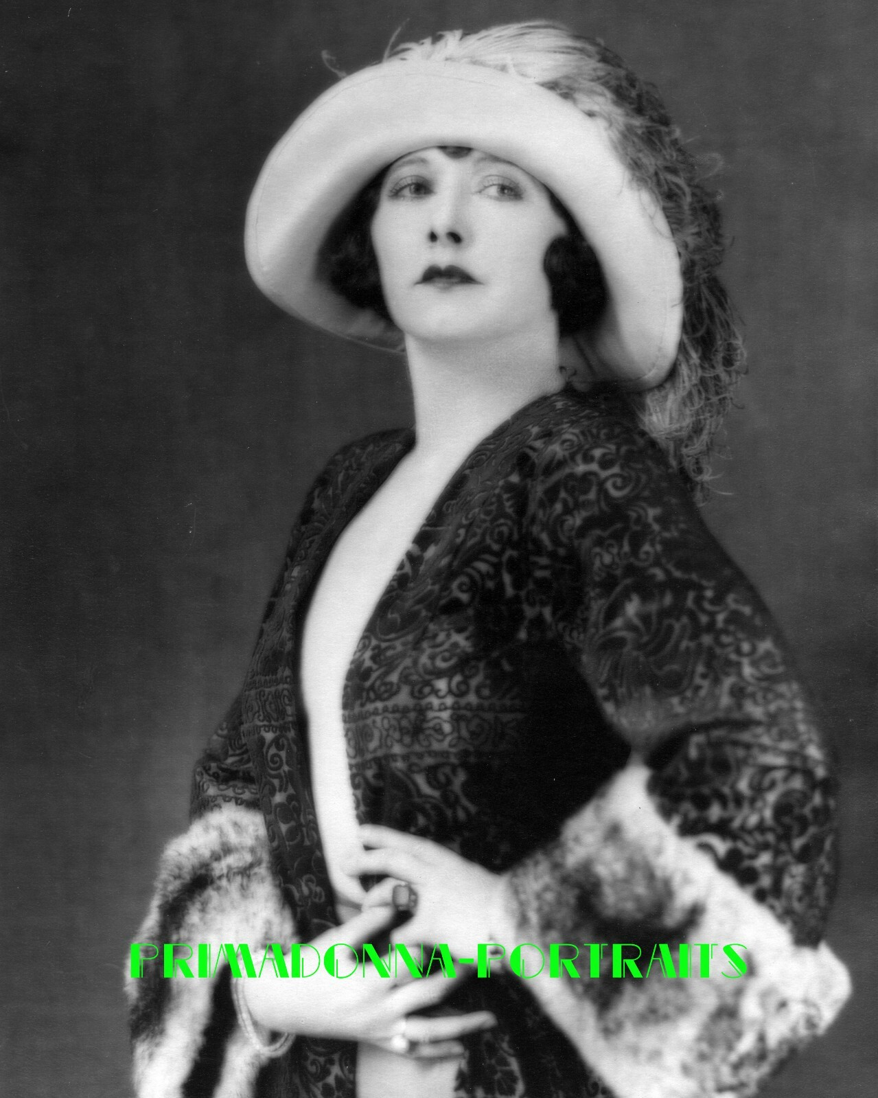 MAE BUSCH 8X10 Lab Photo '20s "CLARENCE SINCLAIR BULL" Majestic Glamour ...