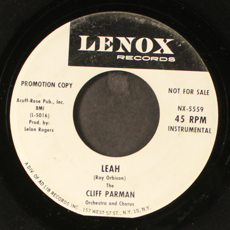 CLIFF PARMAN: rumors / leah LENOX 7" Single 45 RPM | eBay