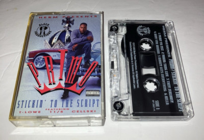 Nice rare PRIMO Stickin To The Script Cassette Explicit 1996 Black ...