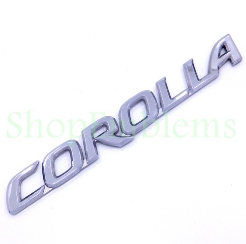 03-08 Toyota Corolla Rear Trunk Script Emblem Nameplate OEM 03 05 06 07 ...