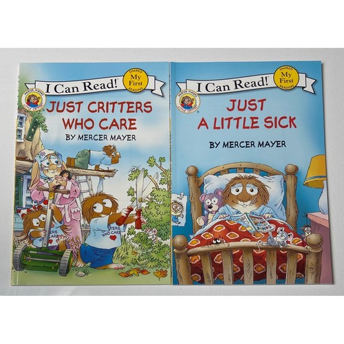 I Can Read! Little Critter Just Critters Who Care & Just A Little Sick ...