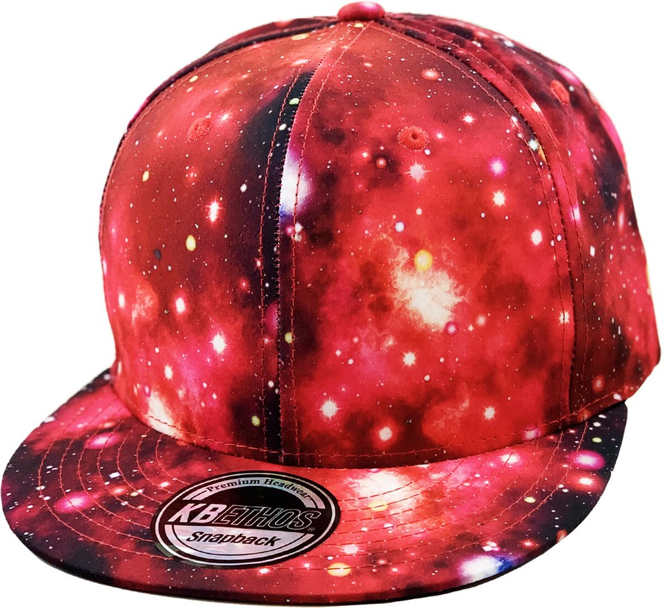 Fashion Galaxy Print Hiphop Cap Snapback Baseball Cap Adjustable Hat ...