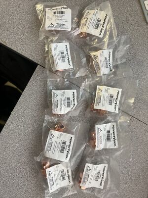 10 LOT PERFECT VISION SB4UL #4 SPLIT BOLD UL APPROVED GROUND BRASS ...