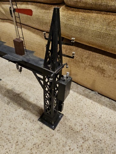 RARE custom Model Railroad train signal gantry N&W Norfolk & Western ...