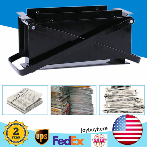 Brick Briquette Maker Paper Log Newspaper Eco Recycle Fuel Block Fire ...