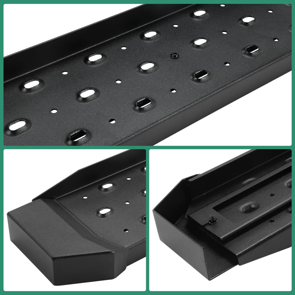 6.5" Textured Black Steel Side Step Bars Running Boards for Ford ...