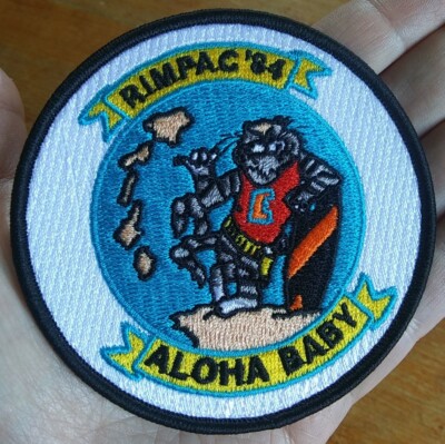US NAVY RIMPAC 1984 ALOHA BABY Tomcat Hawaii CRUISE SHIPS USN PATCH | eBay