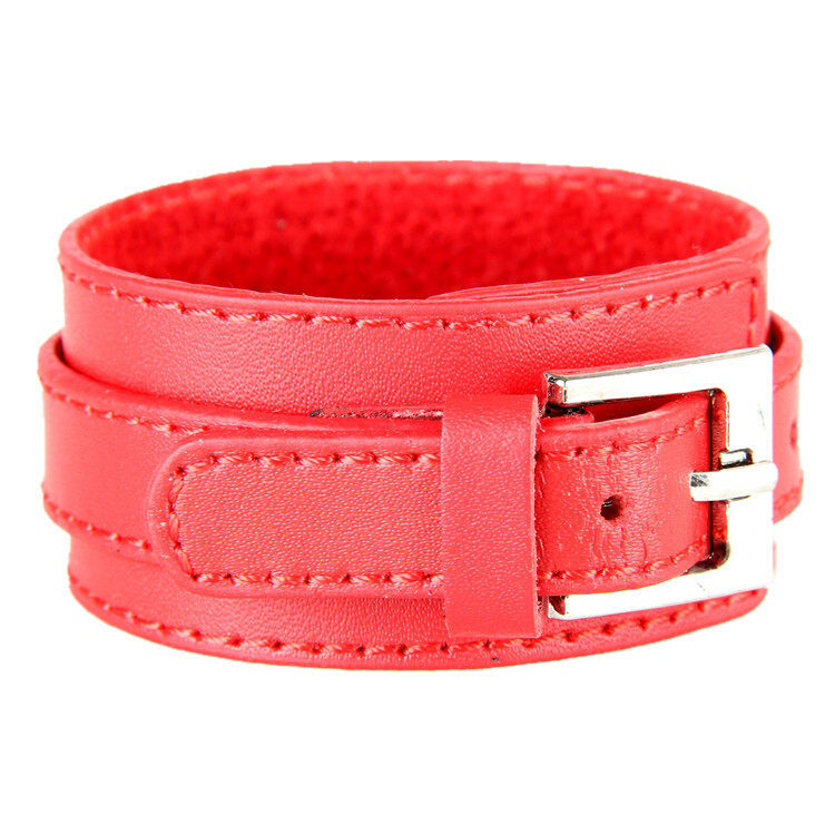 Double-layer Adjustable Leather Bracelet Punk Casual Cuff Women/Men's ...