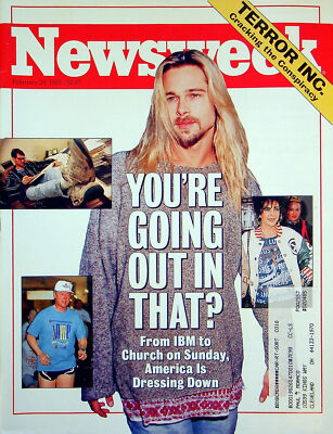 Newsweek Magazine Feb 20 1995 Brad Pitt Ramzi Ahmed Yousef World Trade ...