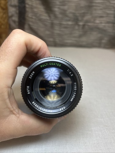 Sears Multicoated 80-200mm f 1:4.0 Auto Macro Zoom Lens For Pentax K ...