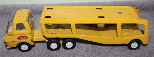 VINTAGE 1970'S TONKA MINI CAR CARRIER SEMI TRAILER | eBay