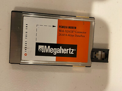 Megahertz PCMCIA Modem 28.8/14.4kbps w/ xJack connector Used with Apple Newton | eBay