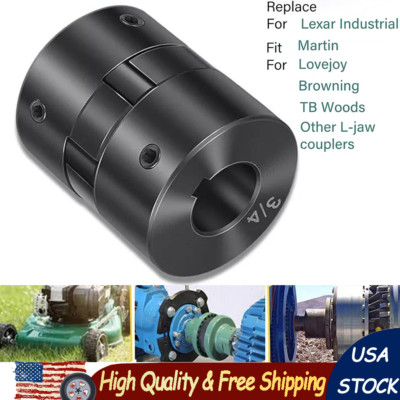 3-Piece L-Jaw Coupling Coupler Set For Log Wood Splitter 1/2"-3/4" L075 ...