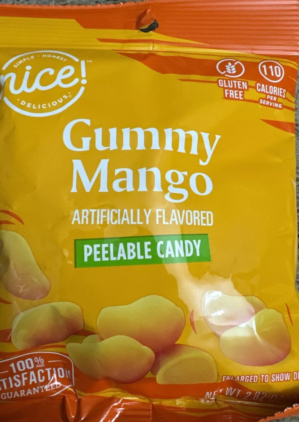Nice! Gummy Mango Peelable Candy 2.82 oz - 1 pack | eBay