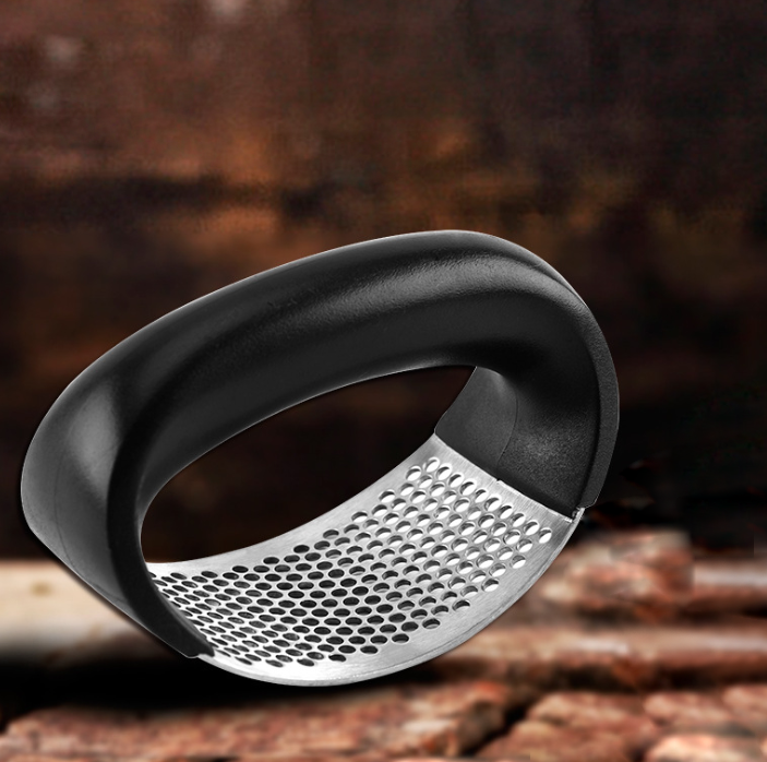 Garlic Press Crusher Mincer Chopper Peeler Squeeze Ginger Cutter ...