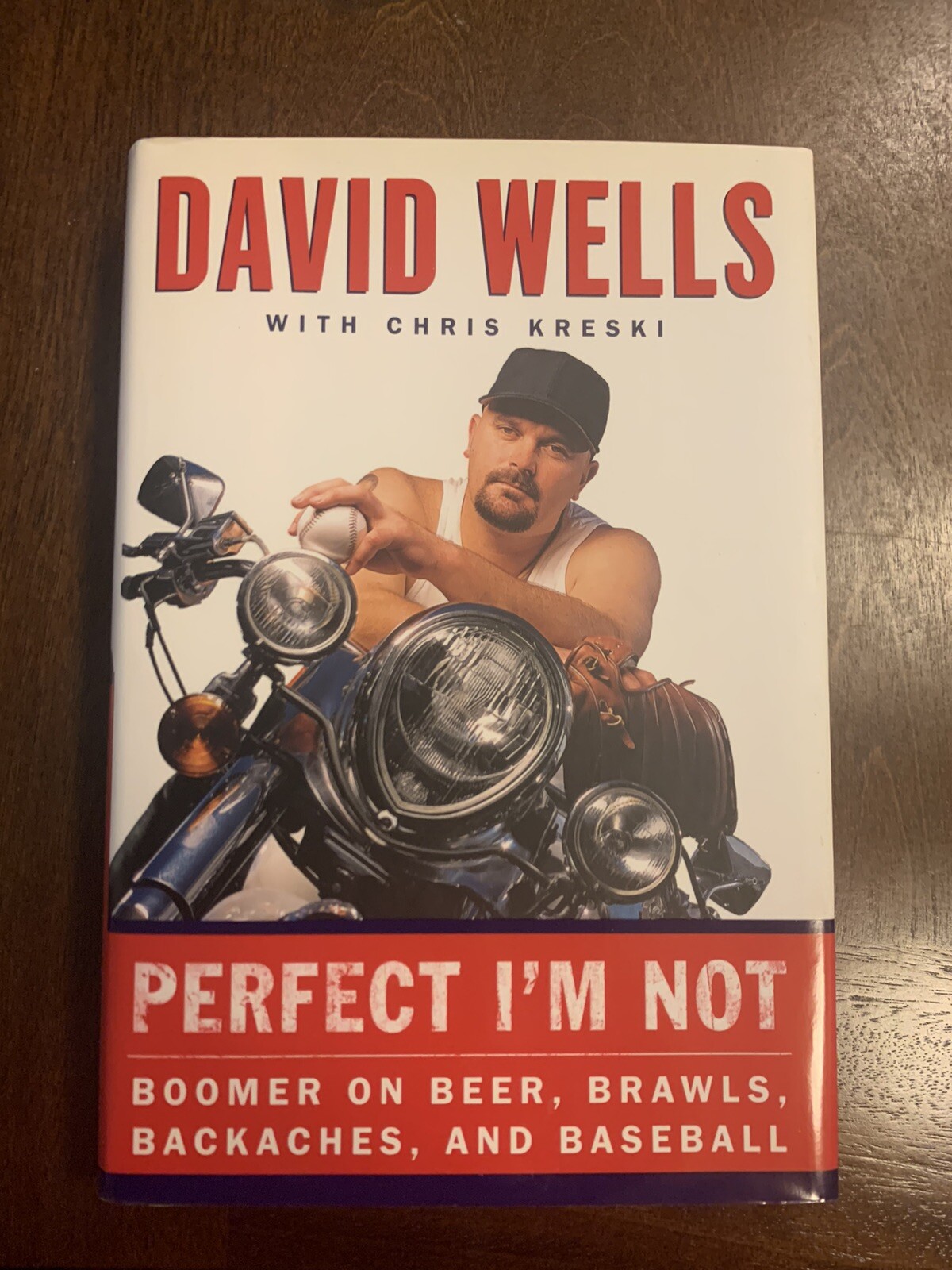 David wells Signed Autographed Book New York Yankees MLB Perfect Game ...