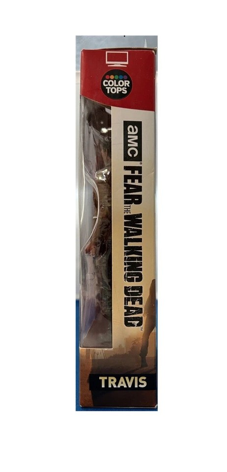 FEAR the WALKING DEAD TRAVIS AMC ACTION FIGURE #4 on STAND McFARLANE ...
