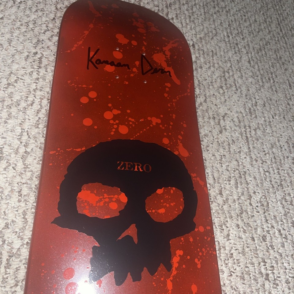 Kanaan Dern Zero Raining Blood Hand Painted & Signed Skateboard Deck ...