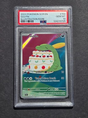 PSA 10 GULPIN 154/142 - S&V STELLAR CROWN ILLUSTRATION RARE HOLO - GEM ...