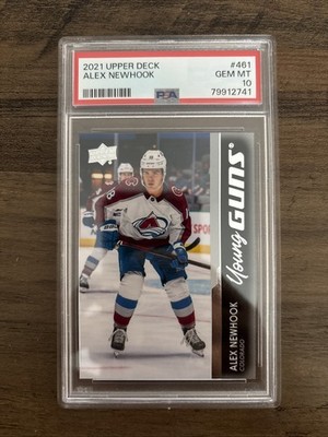 2021 UPPER DECK #461 ALEX NEWHOOK YOUNG GUNS RC ROOKIE PSA 10 | eBay