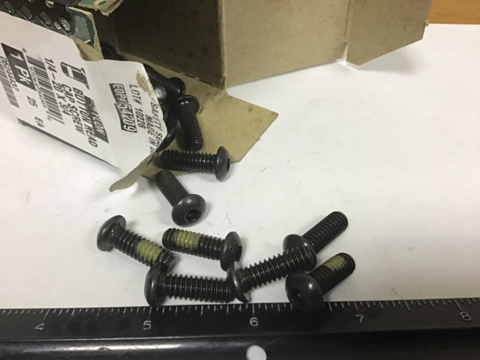 New Qty (30) 1/4-20 X 3/4" Camcar Alloy Button Head Cap Screws, Self ...