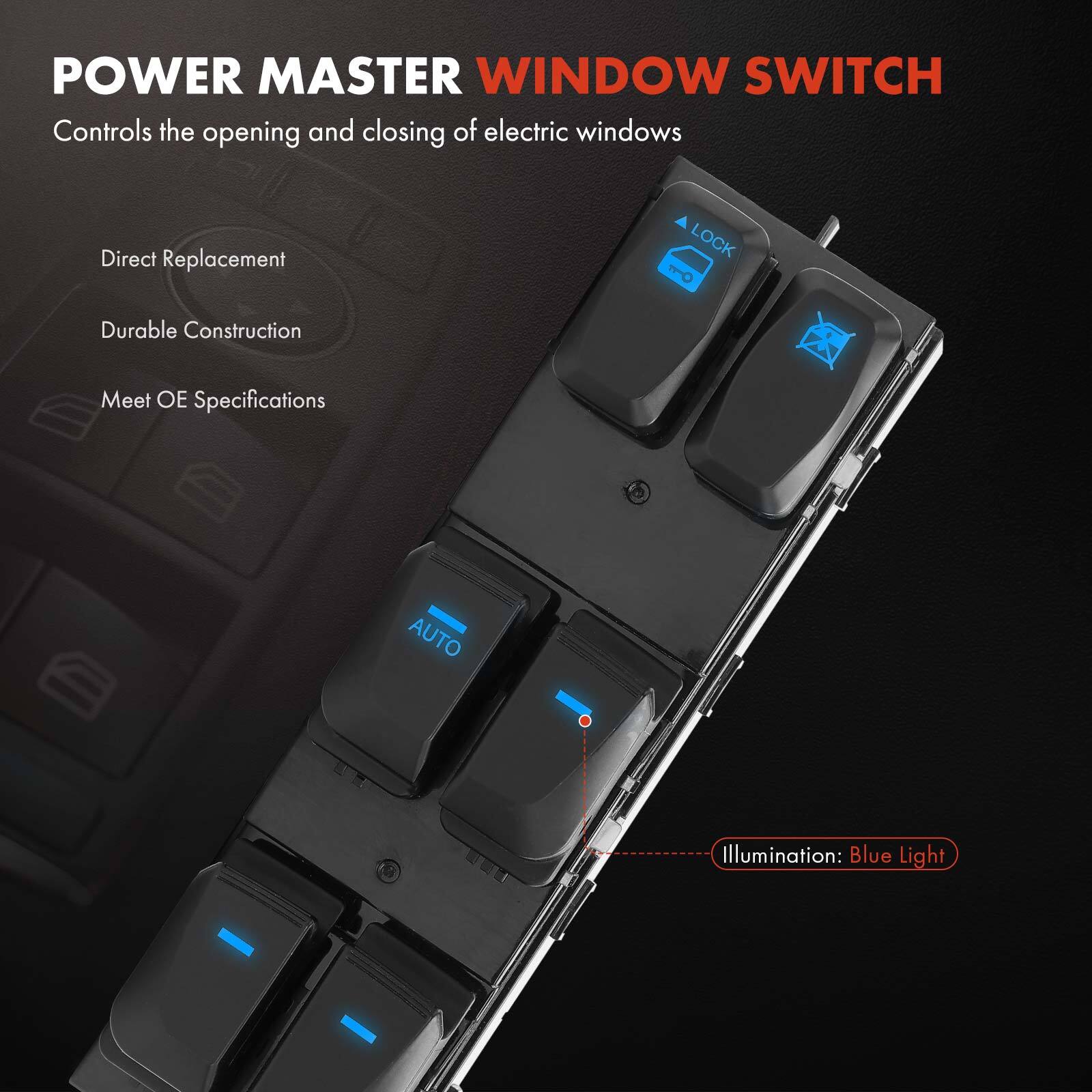 Front Left Driver LH Power Window Switch for Hyundai Tucson 09-17 ...