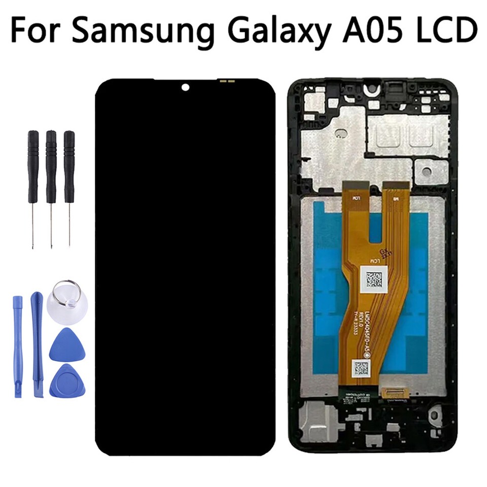 LCD Display Digitizer For Samsung Galaxy A05 Screen with Fingerprint ...