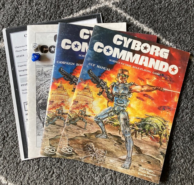 Cyborg Commando Set 1 The Battle for Earth Role Playing Game Gary Gygax ...