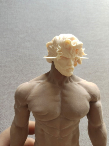 Unpainted 1:6 Male Clark Kent Effect Head Sculpt Fit 12inch Male Figure ...