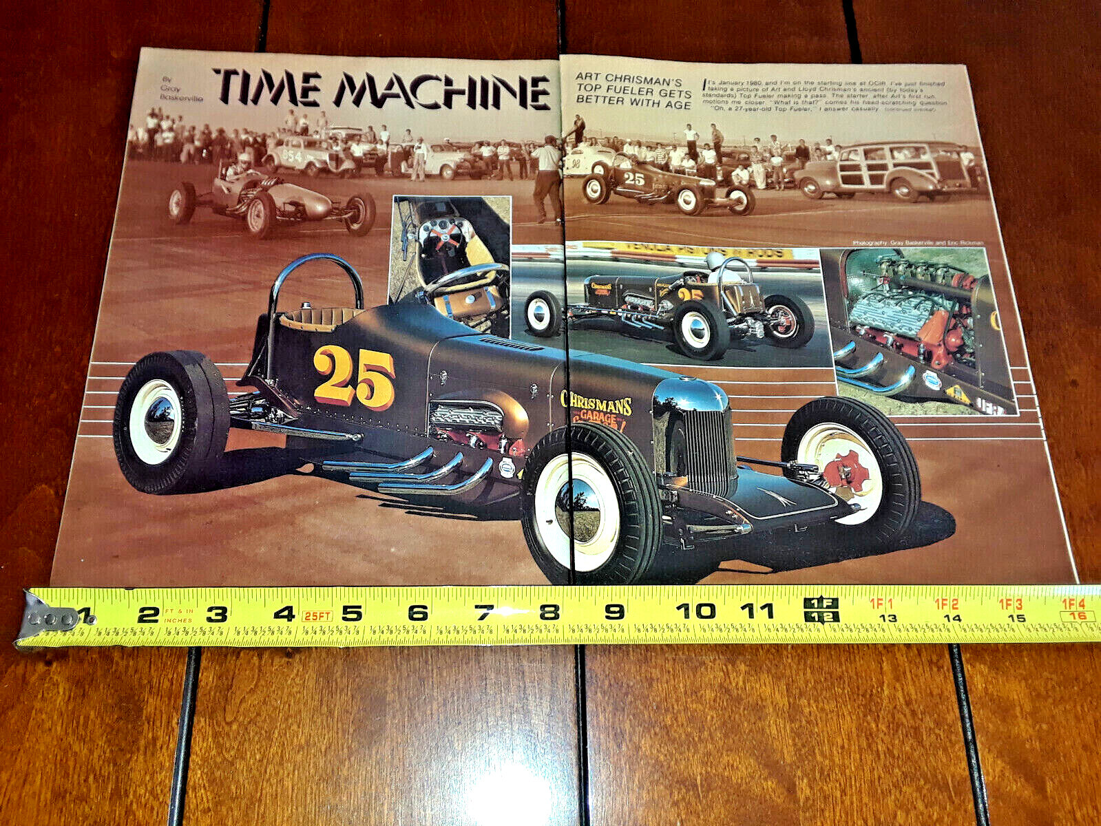 ART CHRISMAN #25 RACE CAR ORIGINAL 1980 ARTICLE | eBay