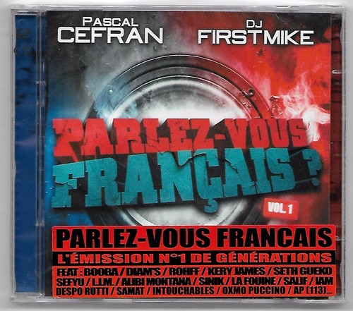 DOUBLE CD RAP FRANCAIS / DJ CEFRAN & DJ FIRSTMIKE - PARLEZ VOUS ...