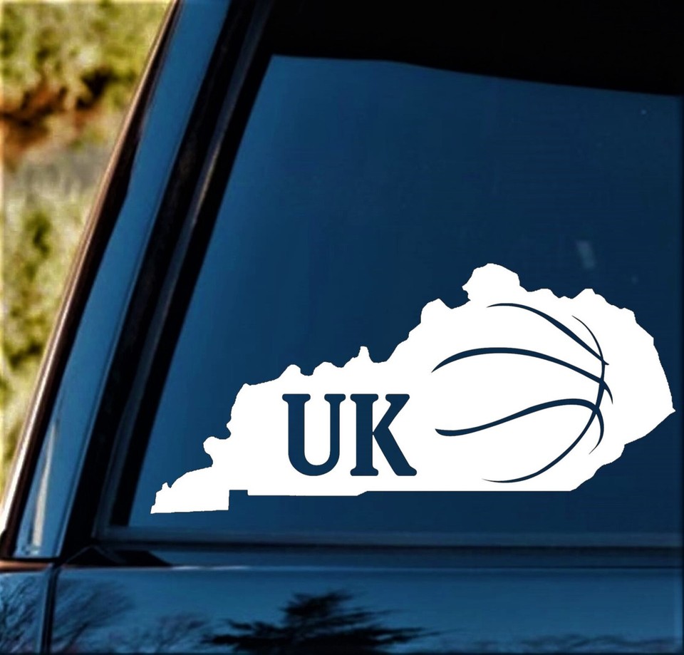 Kentucky Wildcats UK Basketball Decal Sticker Car SUV Laptop Surface ...
