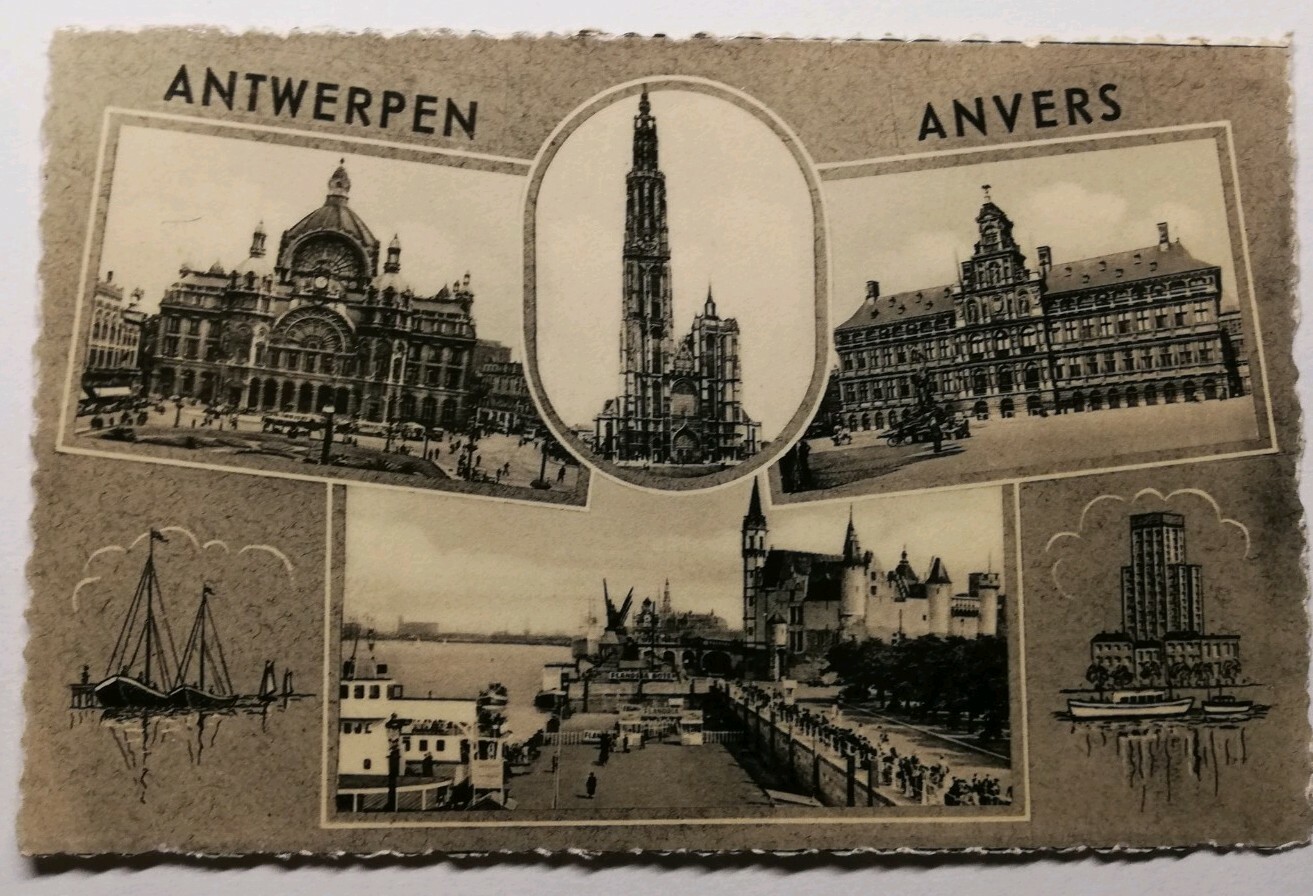 #408 Vintage Postcard Antwerpen Anvers | eBay