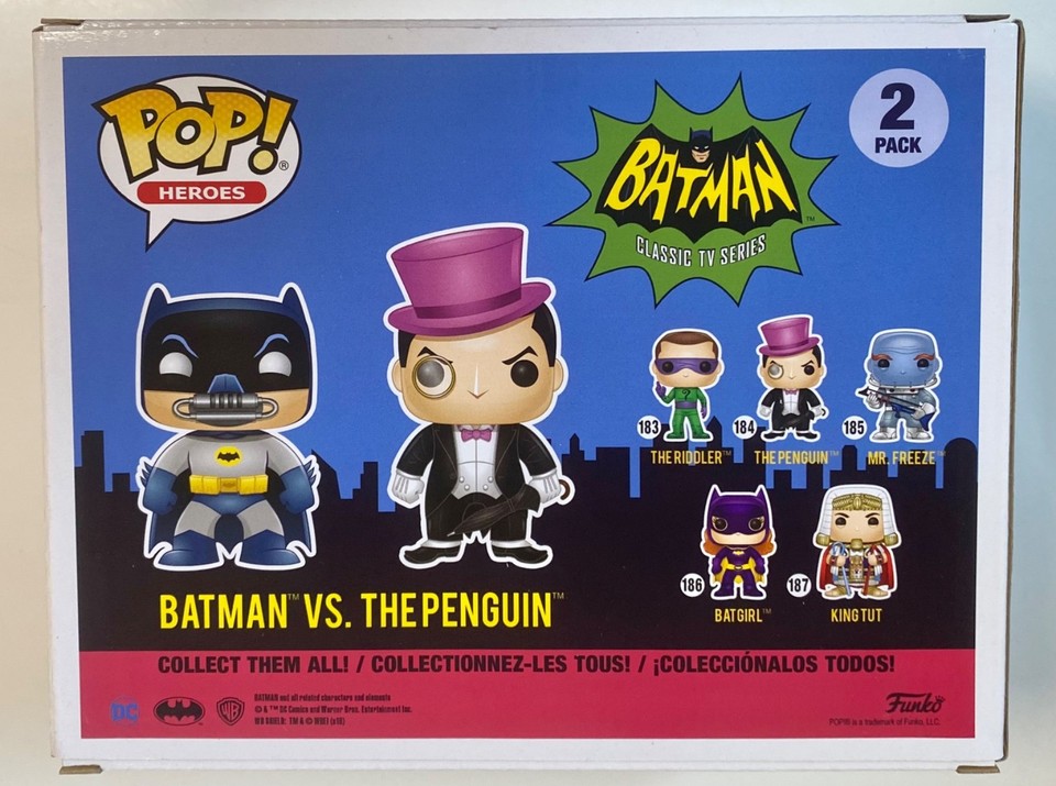 Funko Pop BATMAN TV Series TARGET EXCLUSIVE Box Socks Magnets Vinyl ...