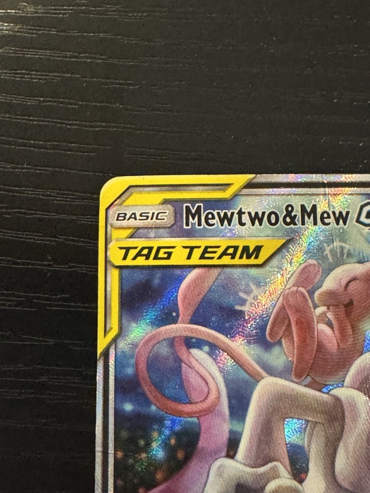 Mewtwo & Mew GX SM191 Sun & Moon Tag Team Alt Art Promo Pokemon Card | eBay