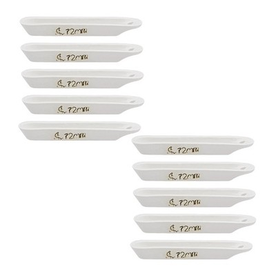 45% Alumina Crucible Boat 1.8ml Sample Holder Furnaces 72x11x9mm 10pcs ...