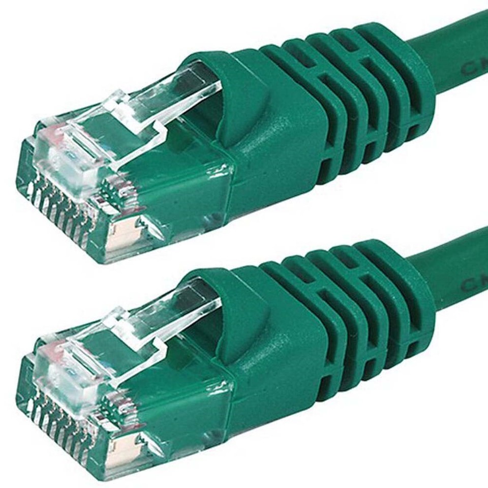50FT Cat6 UTP Network Ethernet Internet Cable Wire Green 550MHz 24AWG ...