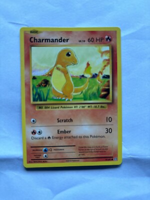 pokemon card Charmander Basic 2016 | eBay Australia